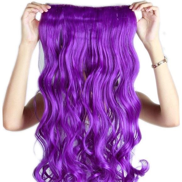 Accessories | 24 Curly Ash Pink 1 Peice 1 Clipins Extensions | Poshmark